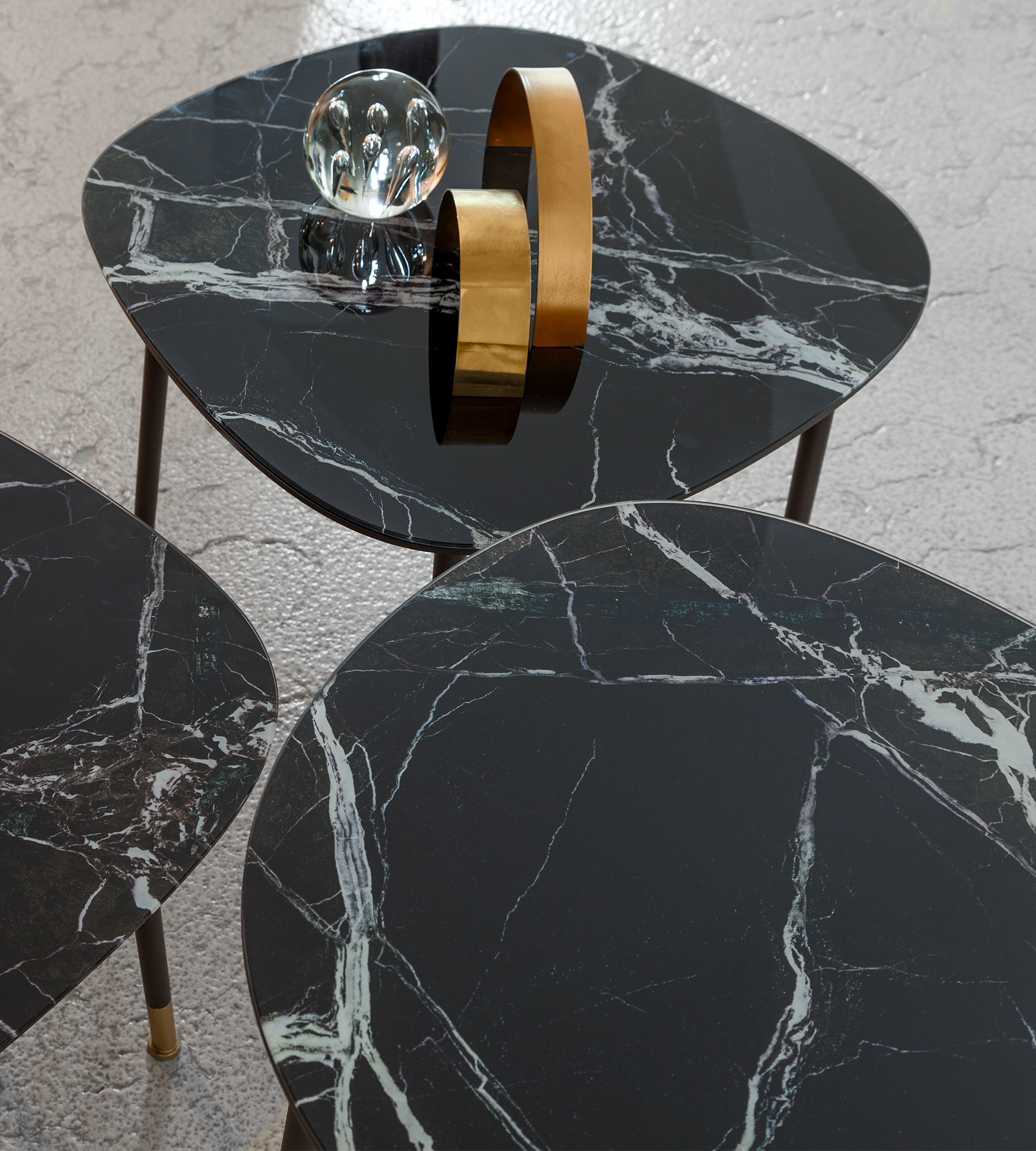 Pebble Breccia glass - Morica Design by Brugnotto Group