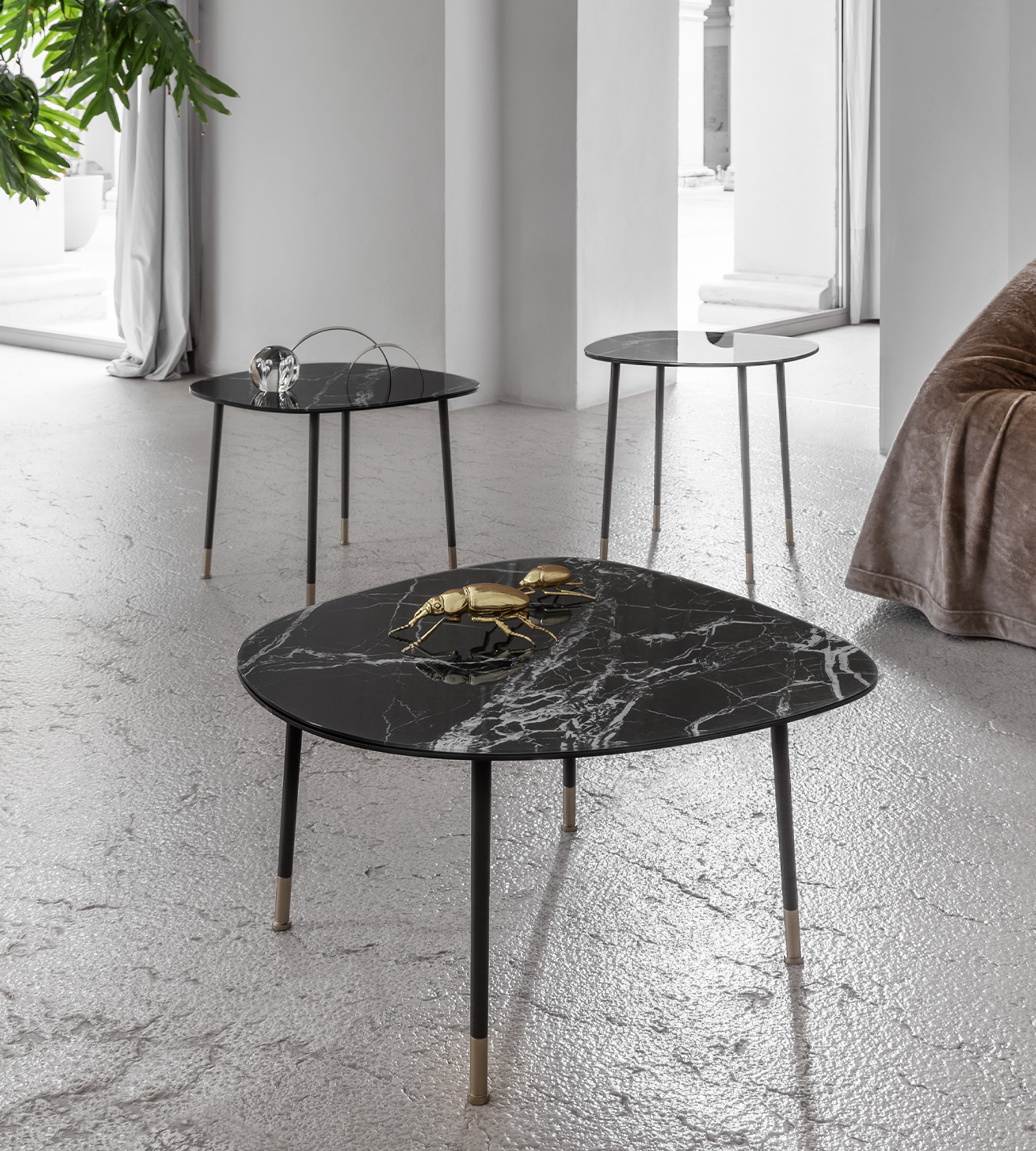 Pebble Breccia glass - Morica Design by Brugnotto Group