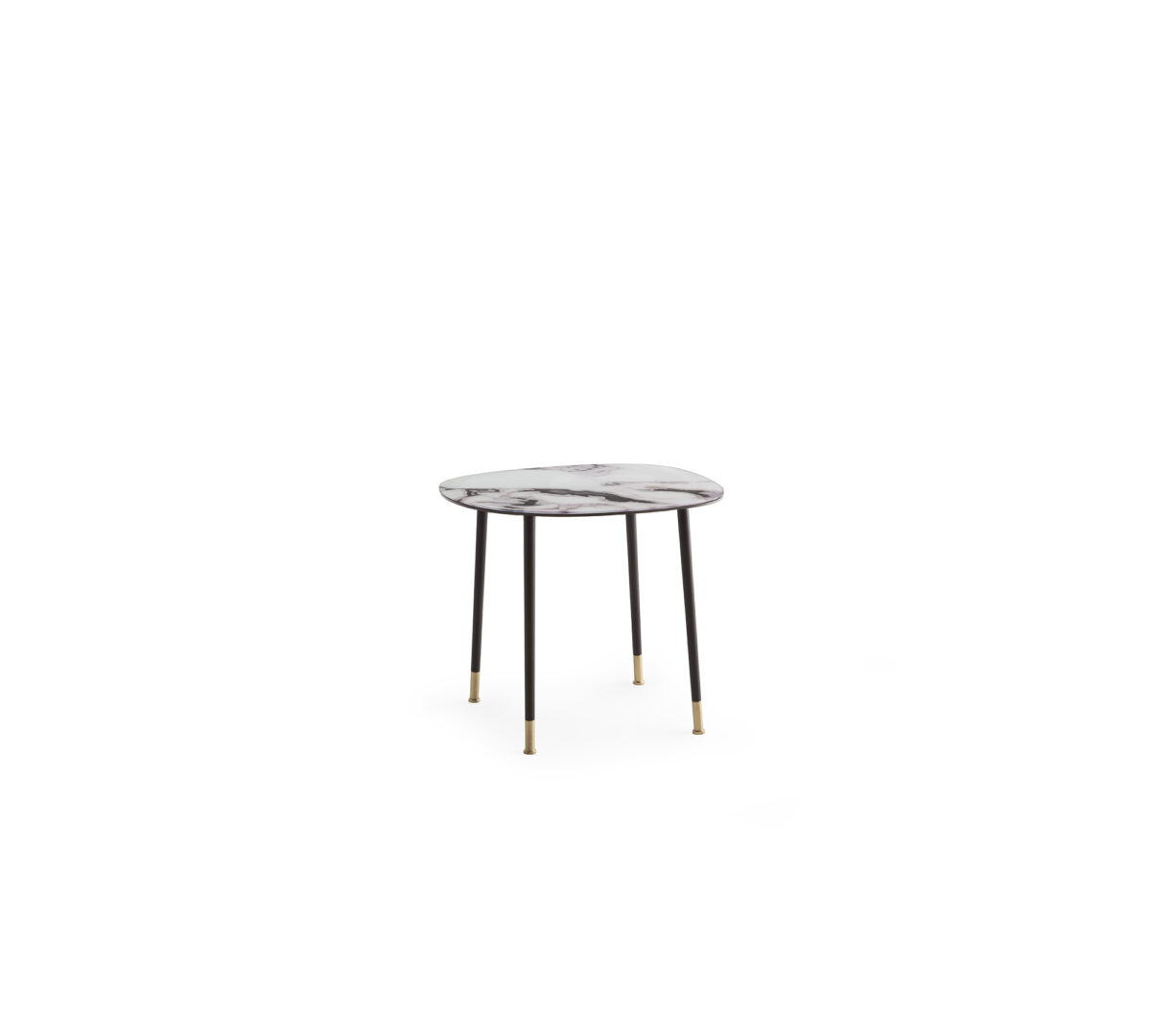 Pebble small Trinity White glass - Morica Design by Brugnotto Group